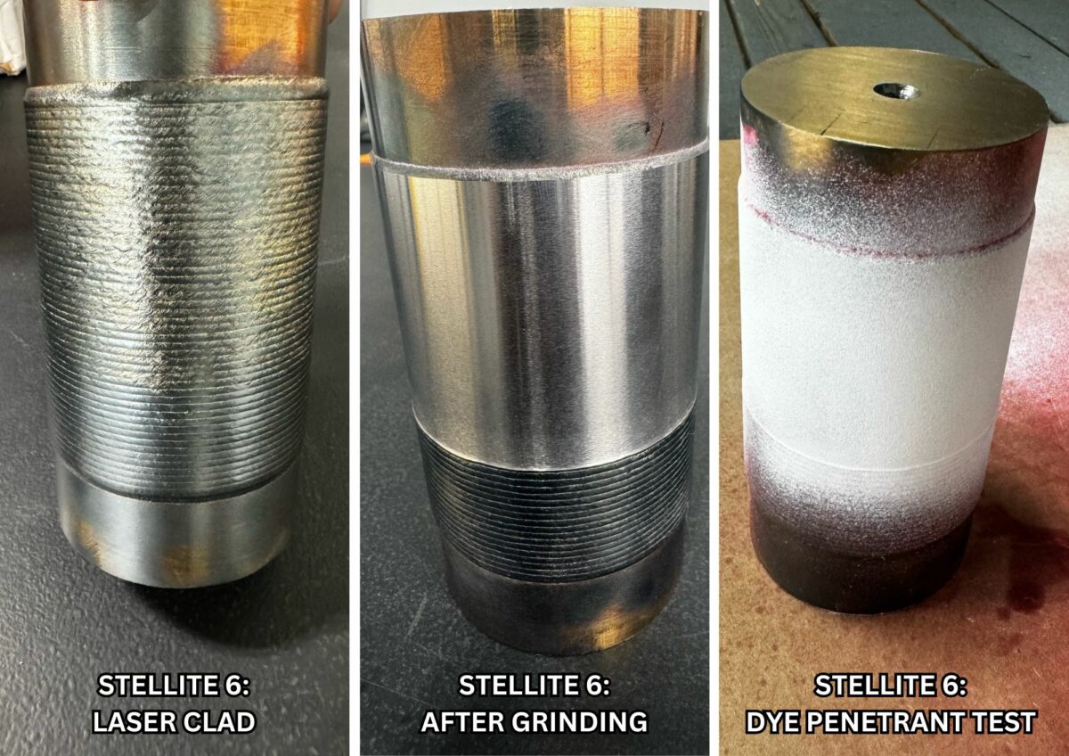 Stellite 6 Overlay With Laser Cladding - Synergy Additive Manufacturing